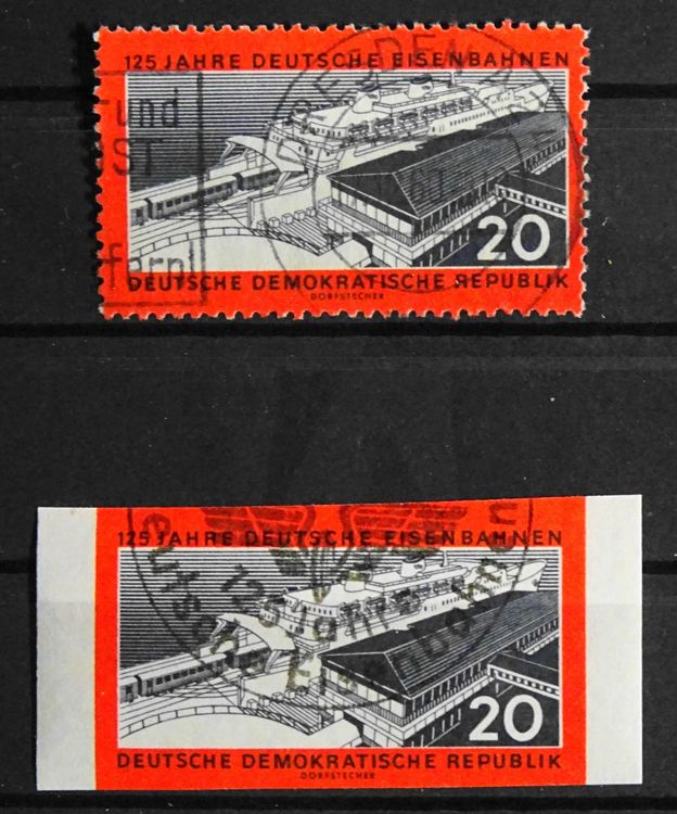 DDR 19, Michnr. 805 A + B °gestempelt (Gebraucht) in Haslen GL für CHF 0.6 – mit Lieferung auf ...