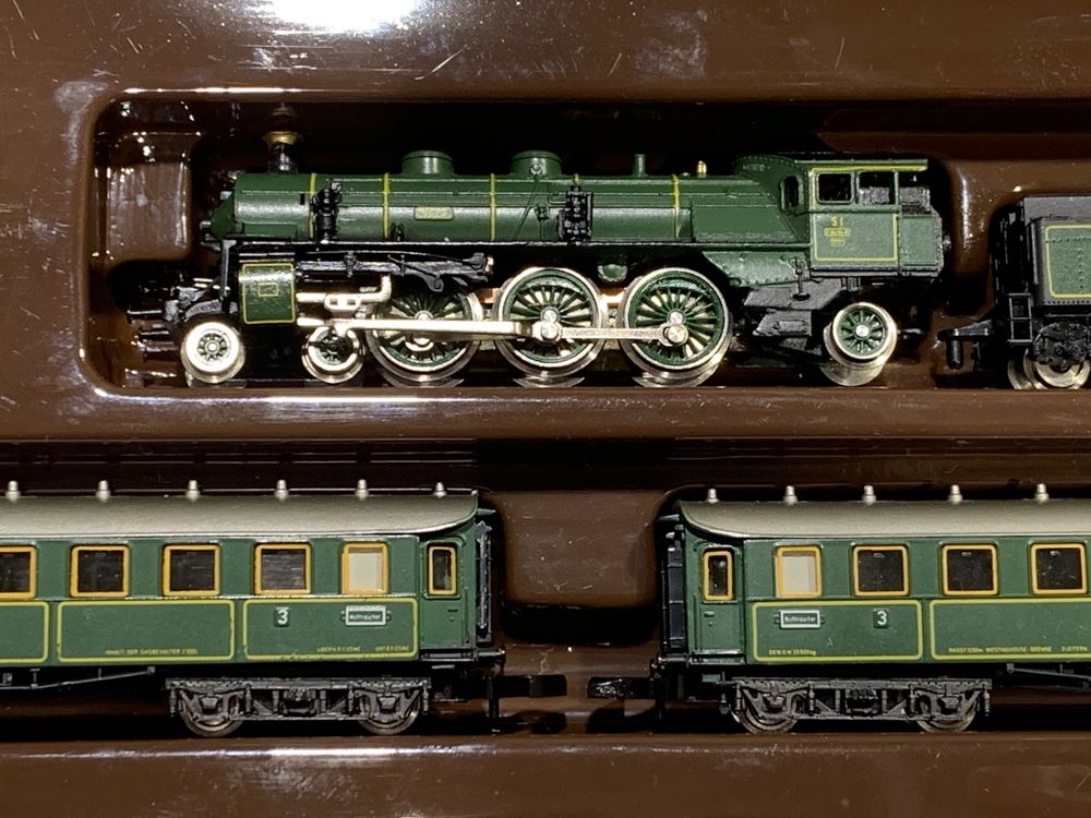 Märklin 8102 Zugset Königlich Bayrische Staatsbahn Spur Z (Gebraucht ...