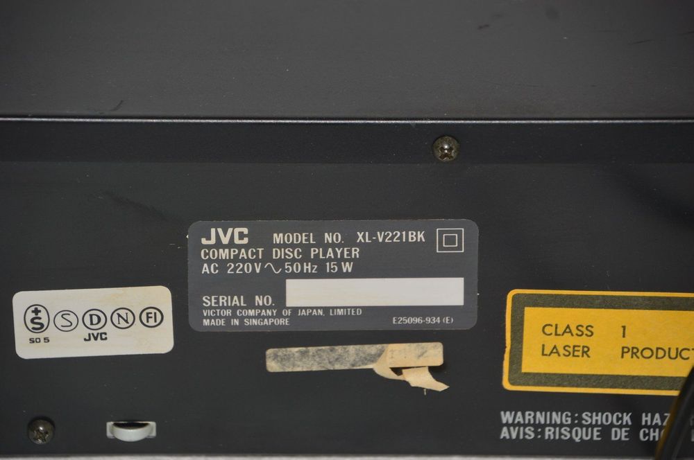 JVC XL-V221BK Disc Player | Kaufen auf Ricardo