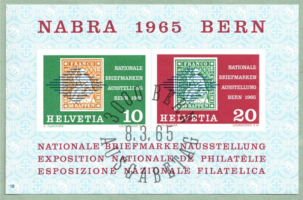 Sonderblock NABRA 1965 Bern Ersttag | Kaufen auf Ricardo