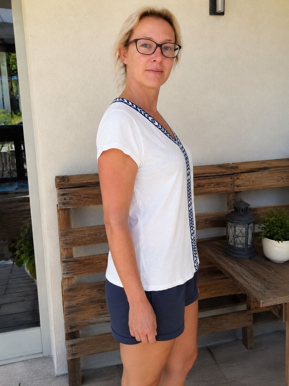 RALPH LAUREN | top blanc broder style bohème Y2K | S femme (D'occasion ...