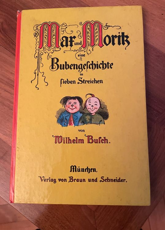 Max und Moritz von Wilhelm Busch 1971 (Gebraucht) in Zürich für CHF 10 ...