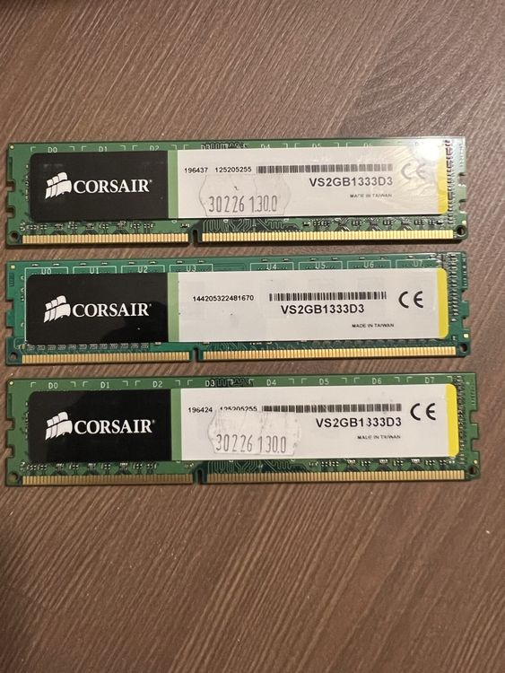 RAM DDR3 6GB (3x2GB) | Kaufen auf Ricardo