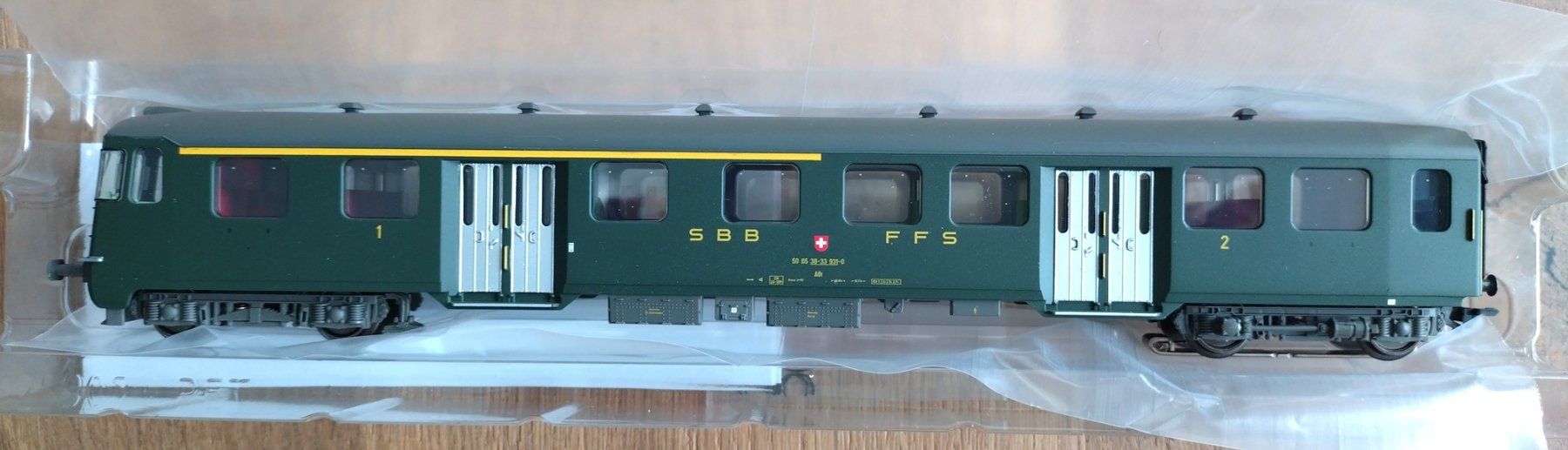 Märklin 43411 Leichtstahl-Steuerwagen 1./2. Kl. neu (Neu und ...