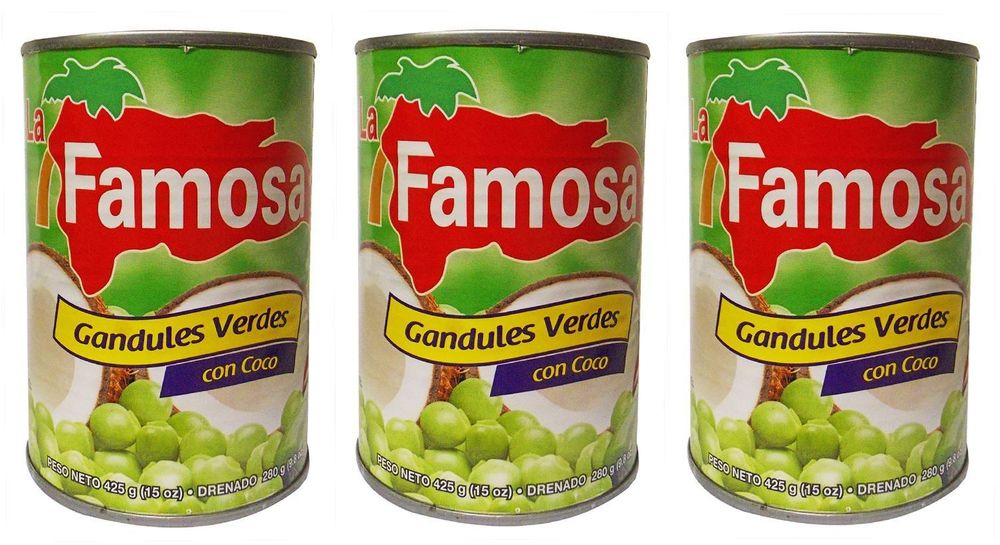 La Famosa Guandules verdes con Coco 425g (Neu und originalverpackt) in ...