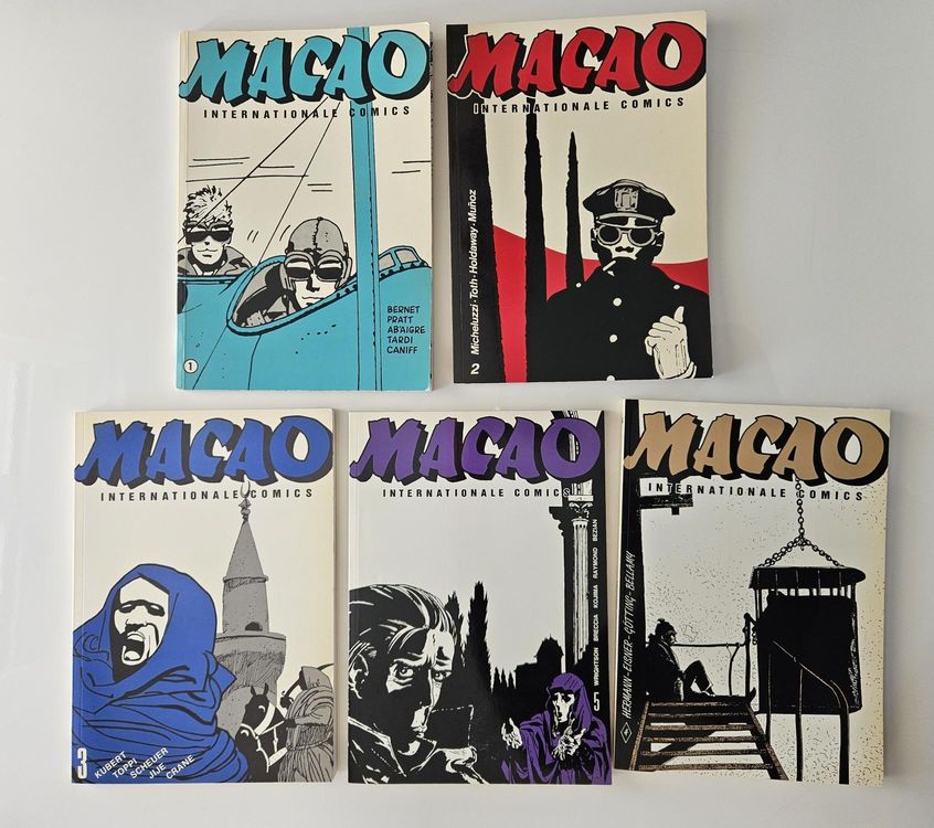 MACAO Internationale Comics 1-5 | Hugo Pratt, Tardi etc. (Gebraucht) in ...