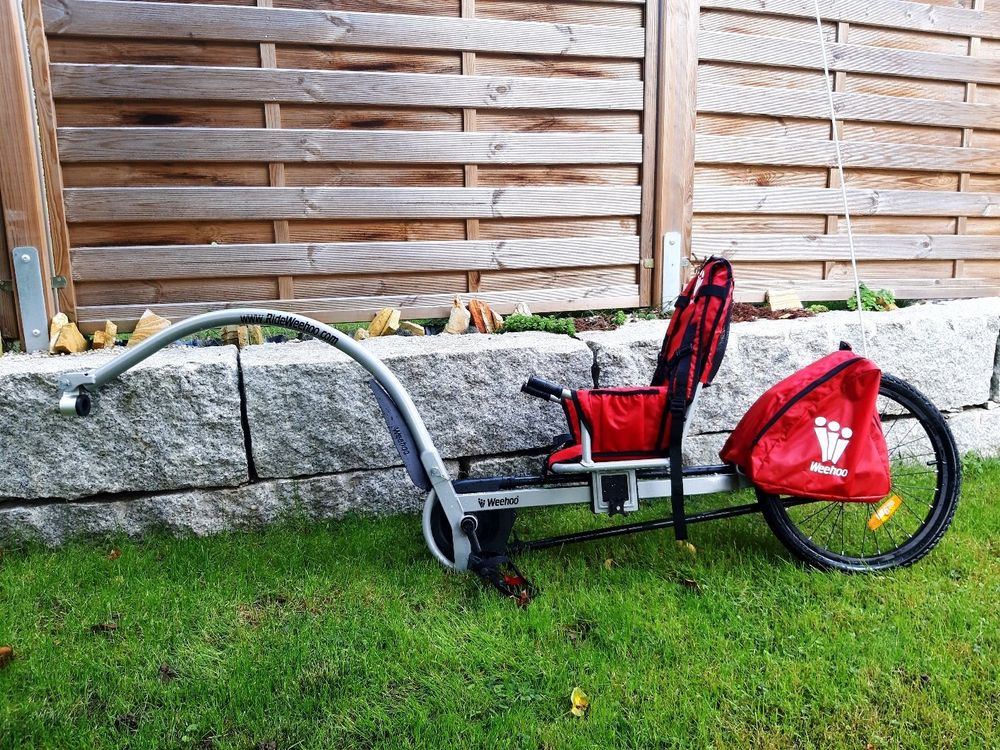 Weehoo Veloanhänger, Kinderanhänger zum selber treten | Kaufen auf Ricardo