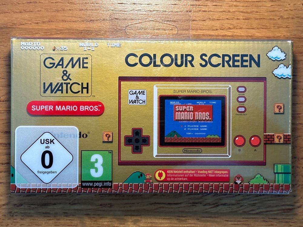 Nintendo Game and Watch Super Mario Bros Colour Screen (Neu (gemäss ...