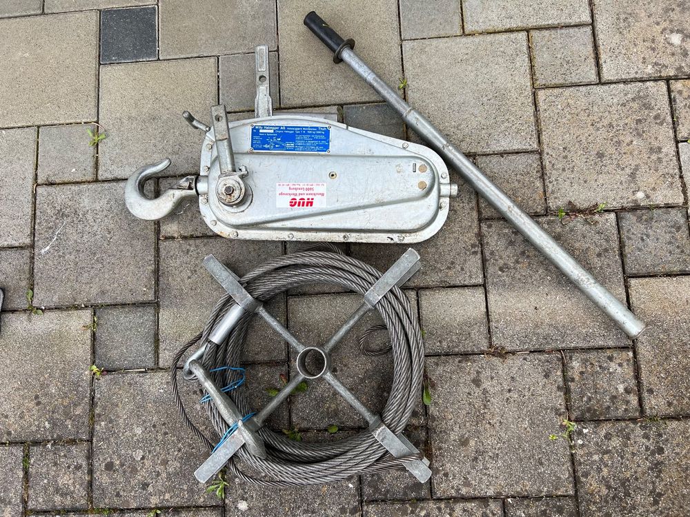 Habegger Handseilzug T15 1500kg/2250kg mit Seil (Gebraucht) in Subingen ...