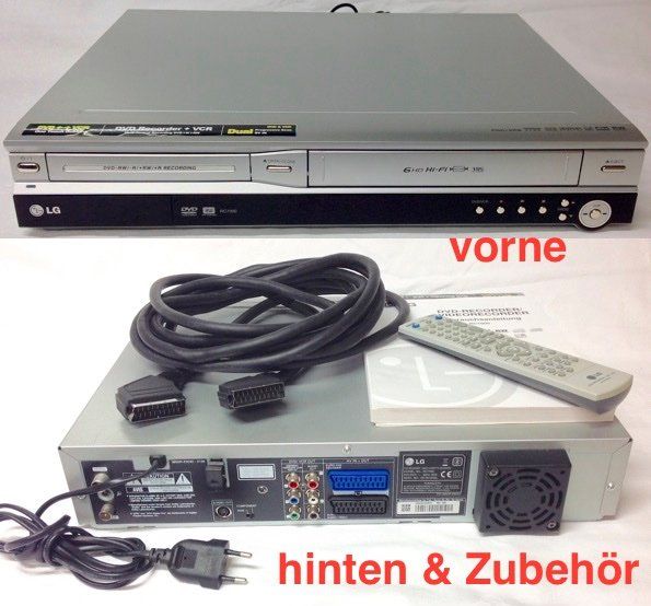 LG RC7000 DVD-/Video-Recorder DVD±RW/±R 6HD Hi-Fi VHS silber (Gebraucht) in Reinach AG für CHF ...