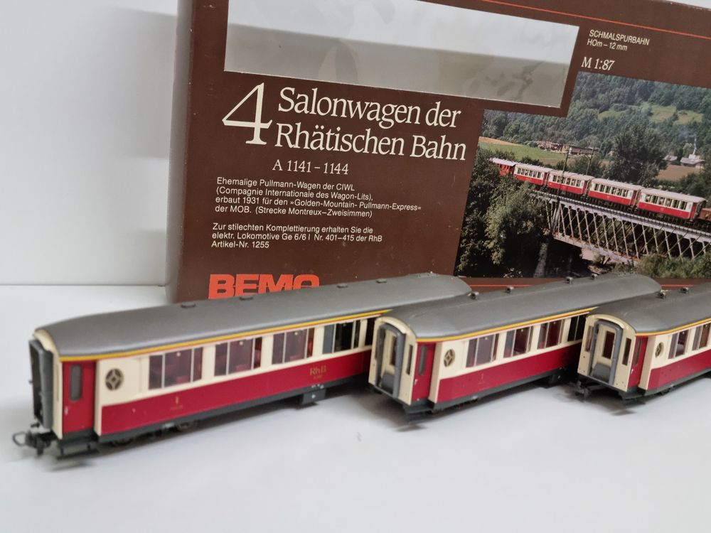 Bemo 3272/S RhB Nostalgiewagen Set (Gebraucht) in Oberbüren für CHF 116 – mit Lieferung auf ...