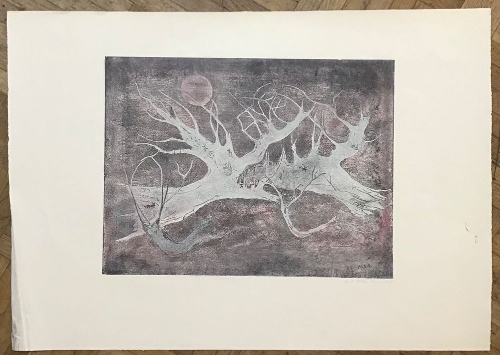KÜNSTLER ? LITHOGRAPHIE unleserlich signiert datiert (Gebraucht) in Gersau für CHF 18 – mit ...