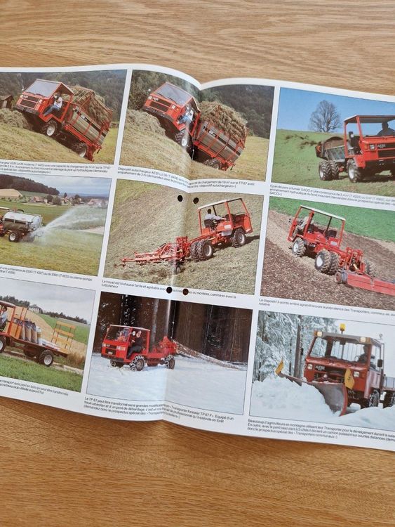 Original Prospekt Aebi TP67 Transporter | Kaufen auf Ricardo