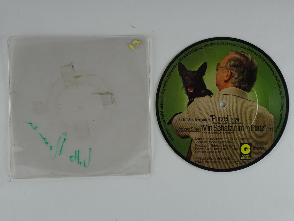 Roderer Walter [CH] - Purzel b/w Min Schatz Nimm Platz (sig) (Gebraucht ...