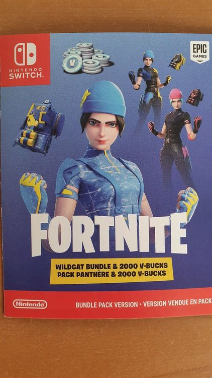 Nintendo Switch Fortnite Wildcat Bundle (Neu und originalverpackt) in ...