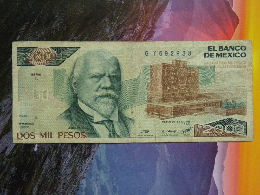 Mexico 2000 Pesos 1983, P-82a, Gebraucht (Gebraucht) in Untersiggenthal ...