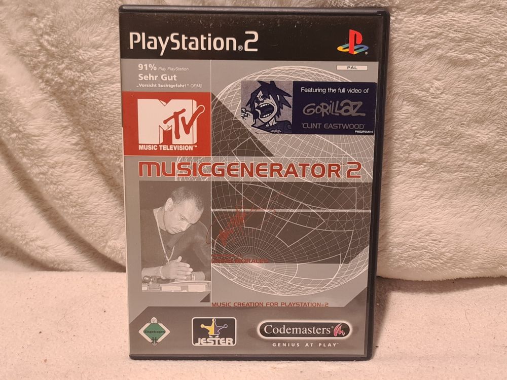 Sony Playstation 2 MTv Music Generator 2 Gorillaz Song Musik | Kaufen ...
