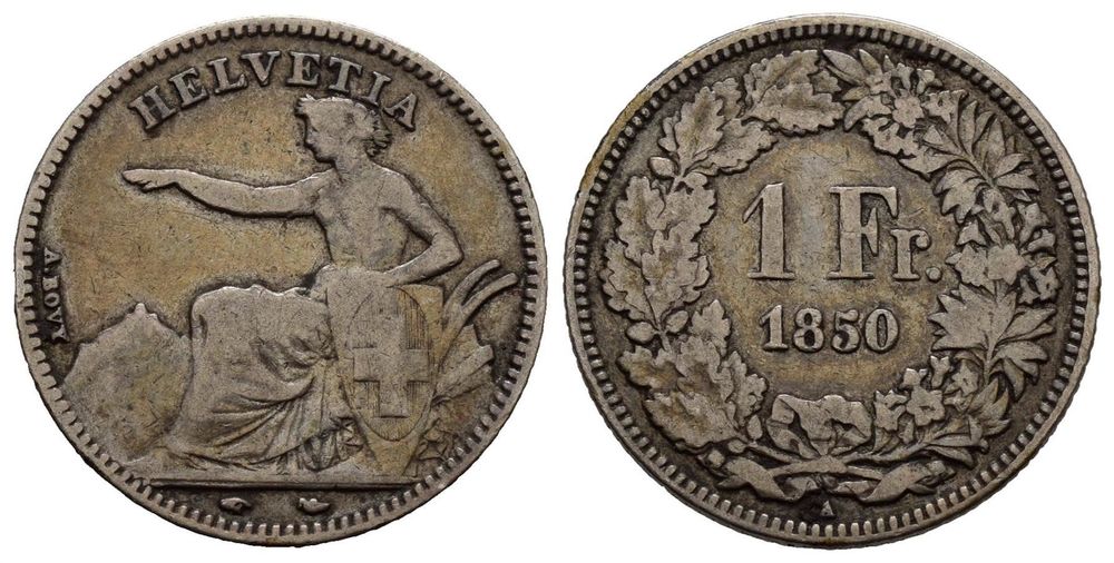 Franken 1850 /123/ (Gebraucht) in Trimbach für CHF 95 – mit Lieferung auf Ricardo kaufen