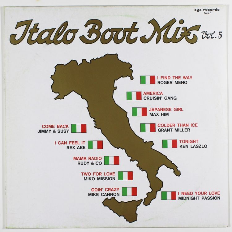 ITALO DISCO - ITALO BOOT MIX Vol. 5 (DJ Nonstop Mix) 1986 (Gebraucht) in Brüttisellen für CHF 6 ...