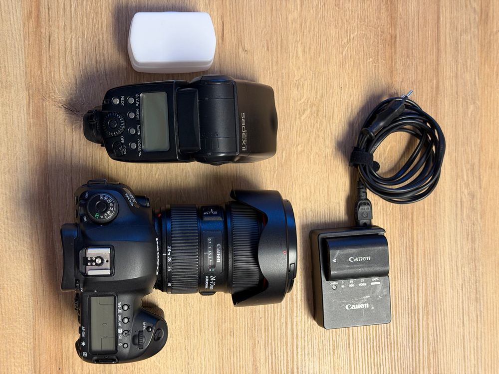 Canon EOS 5D Mark IV + 24–70mm f/2.8 L II + Speedlite 580EX (Gebraucht ...