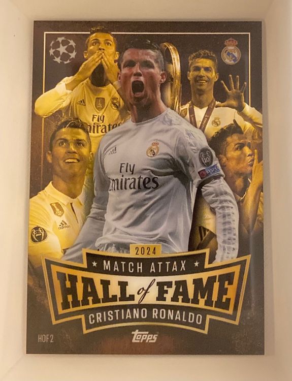 Cristiano Ronaldo - Topps Match Attax - Hall of Fame (Gebraucht) in ...