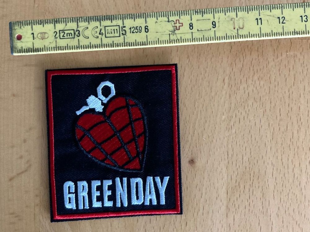 Green Day - Patch Sticker Aufnäher Rock Punk Metal 3 (Neu (gemäss ...