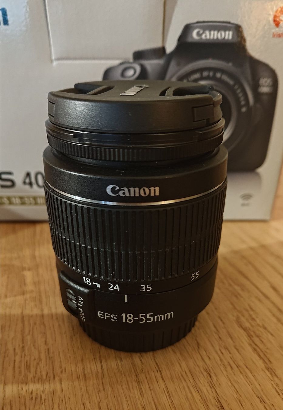 Appareil photo réflexe CANON EOS 4000D + objectif 18-55mm (D'occasion ...