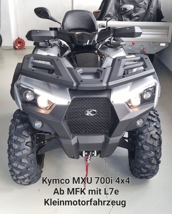 KYMCO MXU 700I 4X4 ab MFK mit L7e Kleinmotorfahrzeug (Neu (gemäss Beschreibung)) in Trimmis für ...