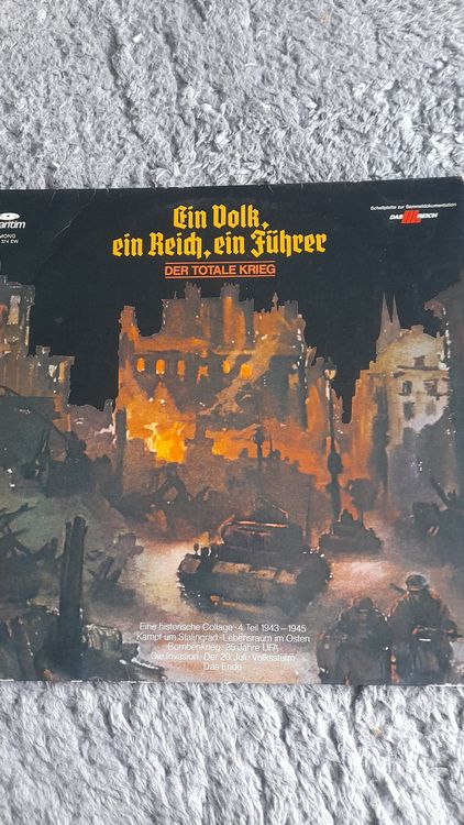 EIN VOLK,EIN REICH,EIN FÜHRER DER TOTALE KRIEG LP (Gebraucht) in ...