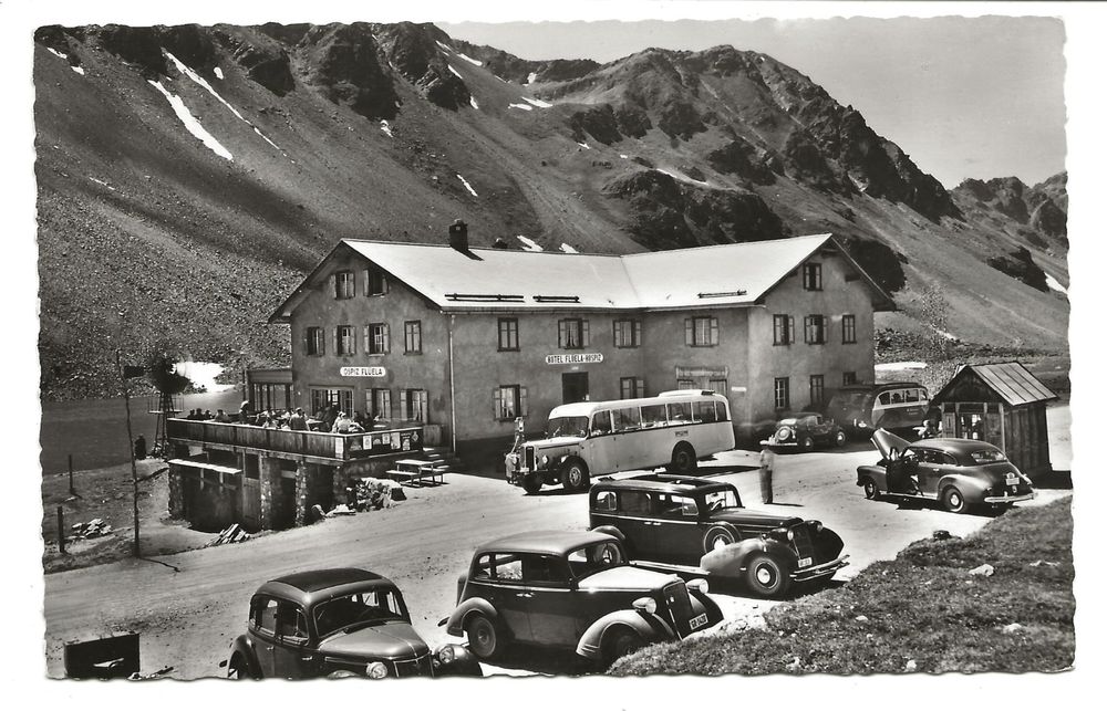 Hospiz Flüela (GR) Saurer Postauto - Odtimer Auto GR 1420 (Gebraucht) in Engelburg für CHF 16.9 ...