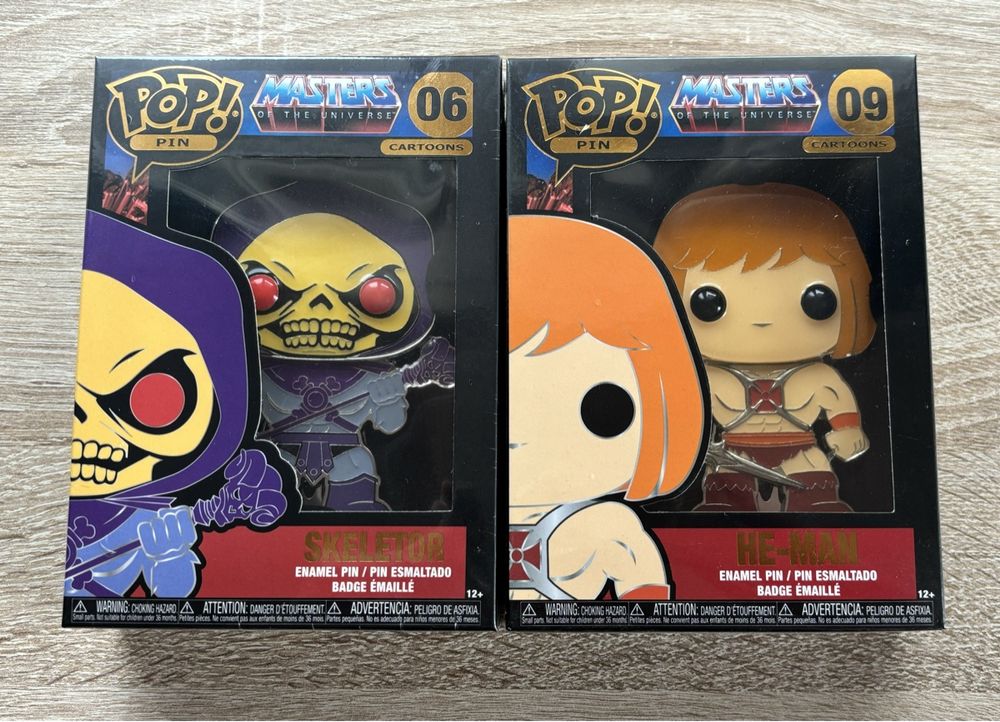 He-Man + Skeletor Funko Pop Pin Motu Masters of the Universe (Neu und ...