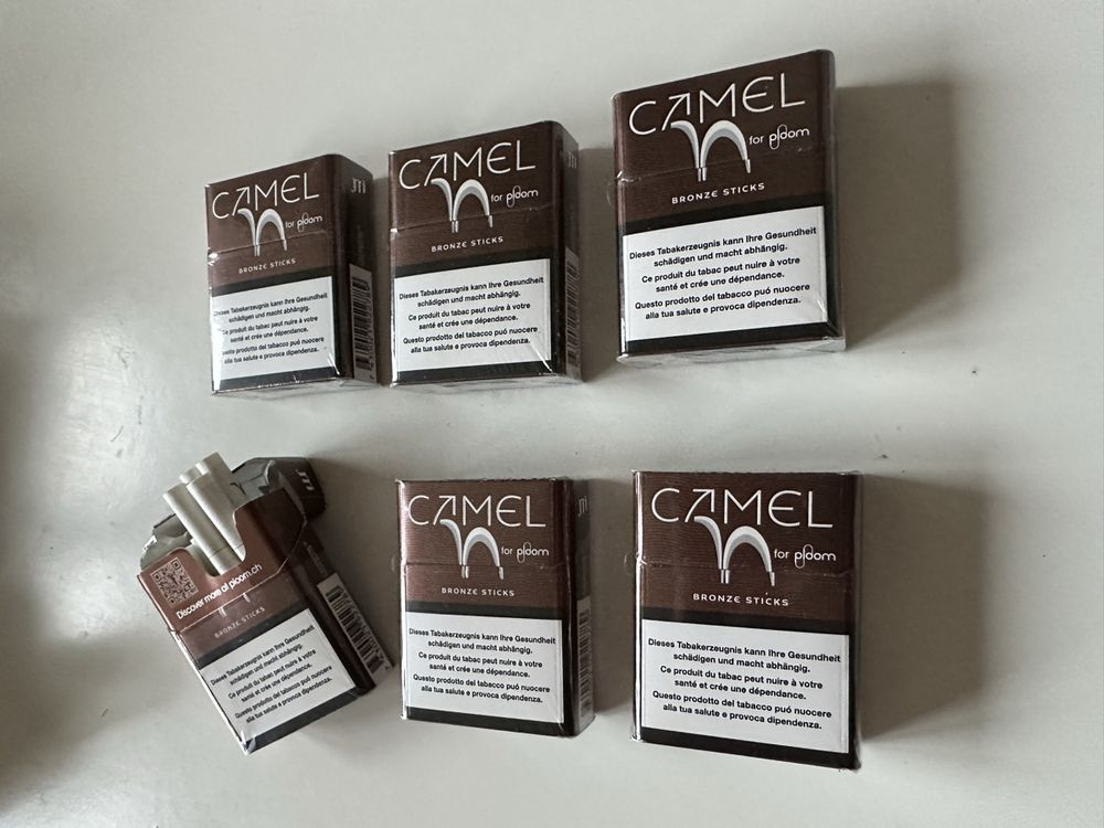 6x Camel Bronze Sticks für Ploom X Advanced (Neu (gemäss Beschreibung ...