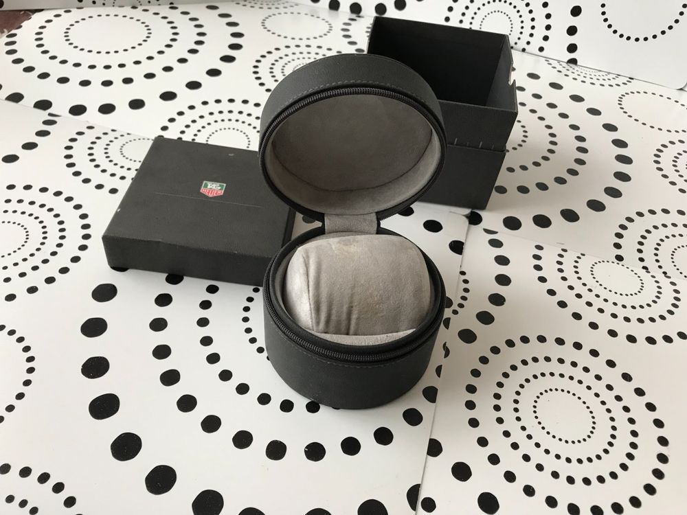 TAG HEUER - VINTAGE - WATCH CASE BOX ECRIN RARE SELTEN !!! | Kaufen auf ...