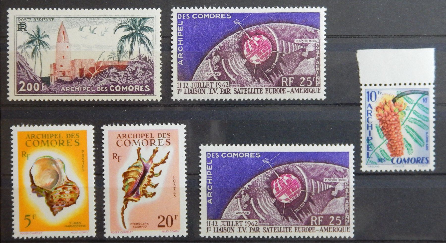 Franz. Komoren ex. Kat. 34-51 ** 1950/62 Kat. 52 Euro (Gebraucht) in ...