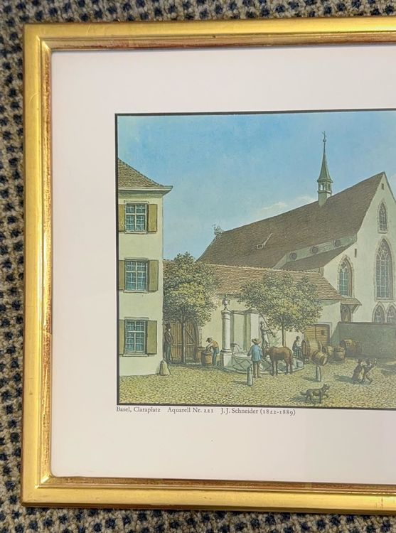 Eckvergoldet nach druck Basel Claraplatz | Kaufen auf Ricardo
