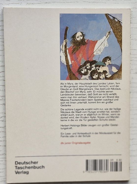 Wenig bekannte Legende vom Nikolaus, Bischof von Myra (1990) (Gebraucht ...