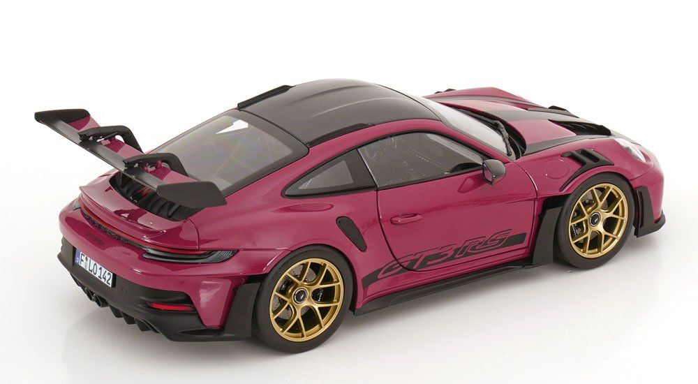 Porsche 911 GT3 RS mit Weissach Pack rubin 1/18 Norev NEU (Neu und ...