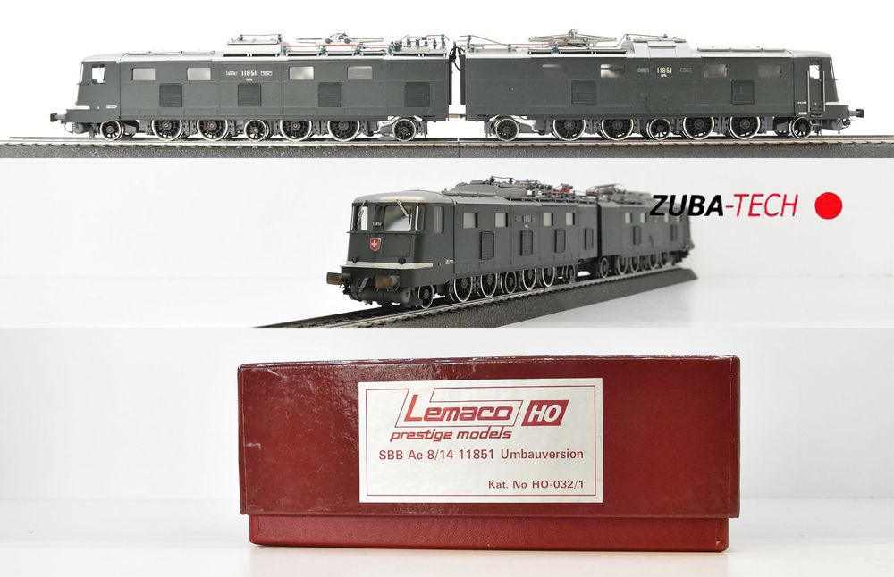 Lemaco 032/1 E-Lok Ae 8/14 SBB H0 GS Messing mit OVP (Gebraucht) in St ...