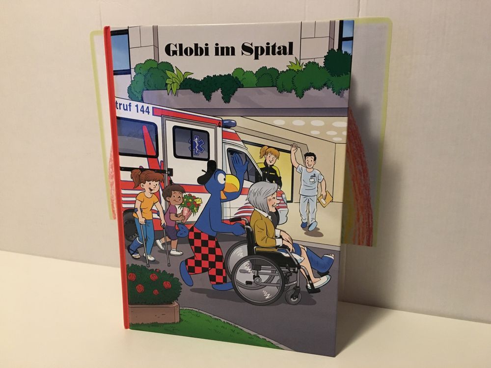 Globi im Spital - Bilderbuch - 1. Auflage - 2020 - unbemalt! (Gebraucht ...