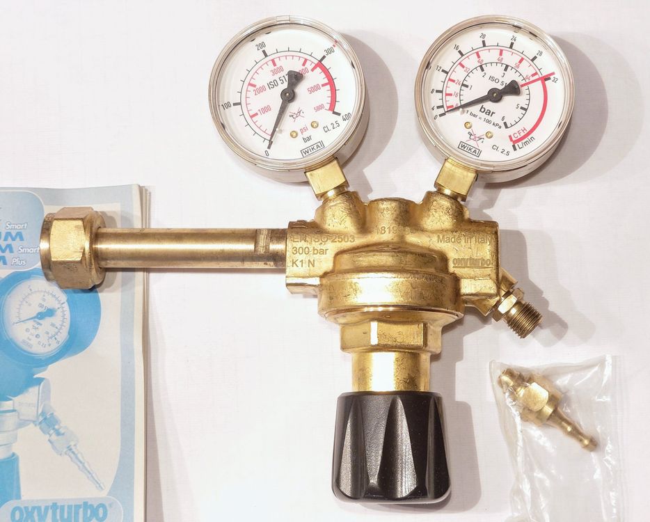 Druckminderer Ar/Co2 Arbeitsmanometer für Schweissgerät (Neu (gemäss ...