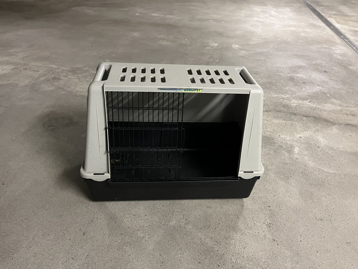 Qualipet Transportbox oder für Auto für Katzen, Hunde (Gebraucht) in ...