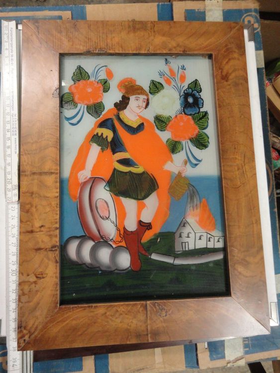 Hl. Florian - Hinterglasmalerei (Gebraucht) in Bischofszell für CHF 135 – mit Lieferung auf ...