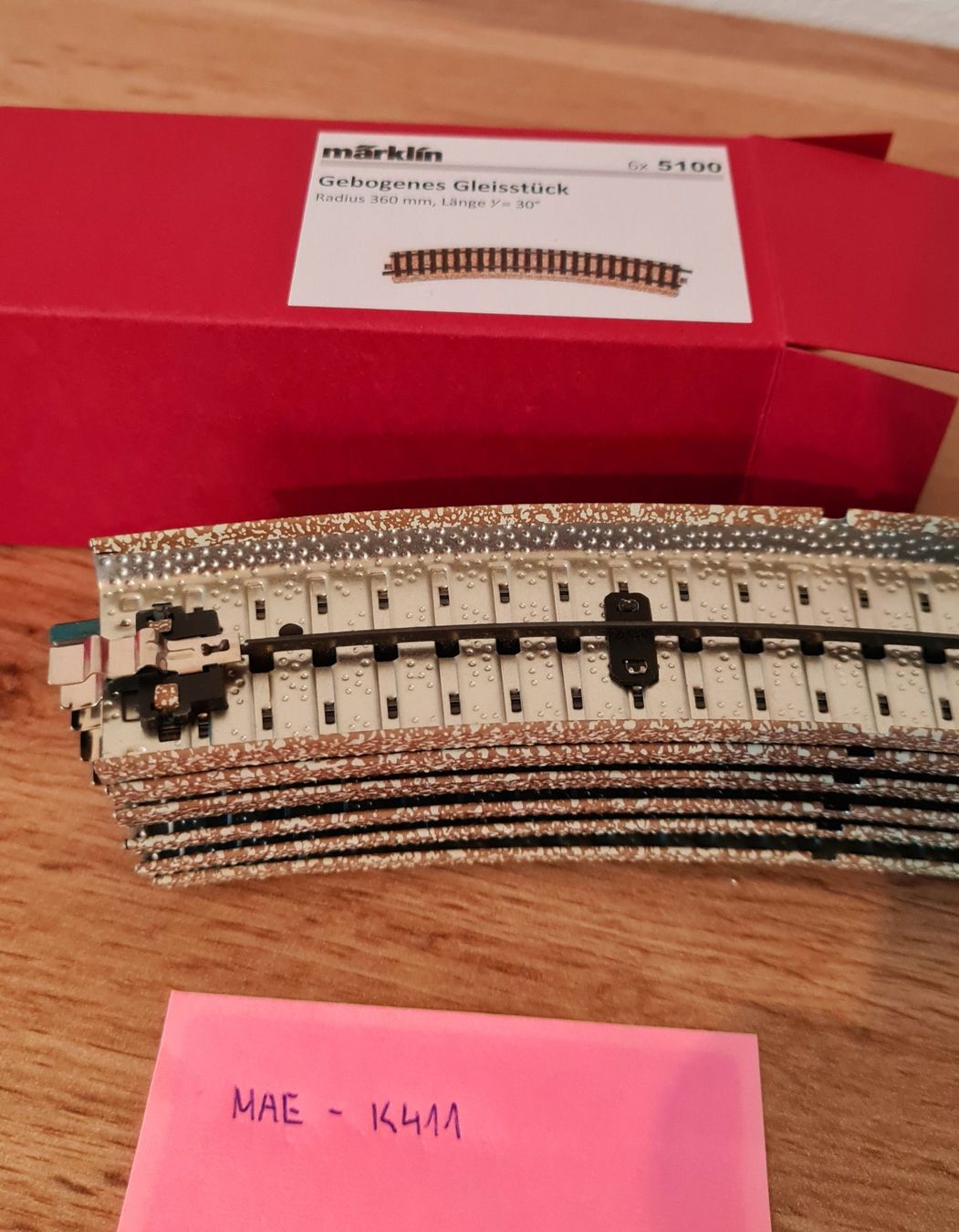 Märklin H0, 6 x Kurven 5100 (MAE-K411) (Gebraucht) in Ruswil für CHF 8 – mit Lieferung auf ...