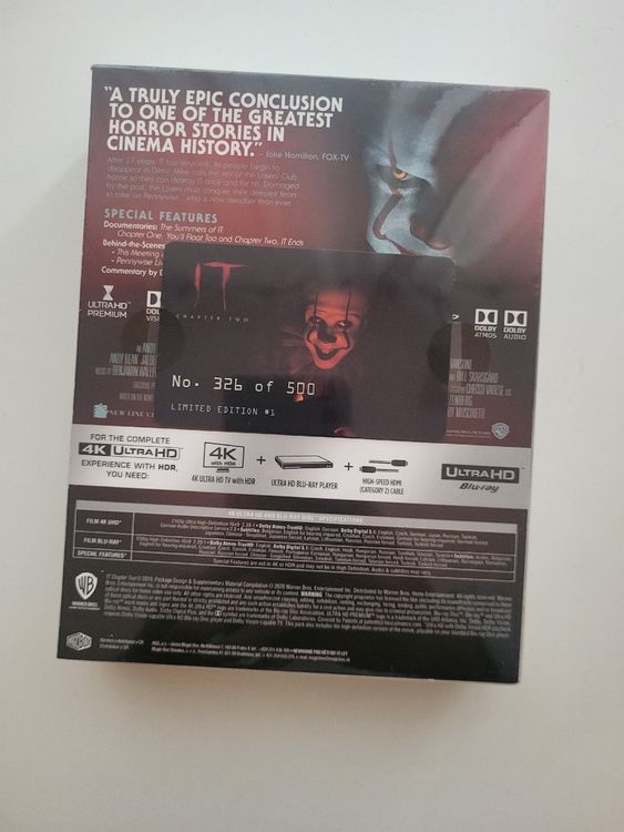 Filmarena It chapter 2 OVP fulslip (Neu und originalverpackt) in Zürich ...