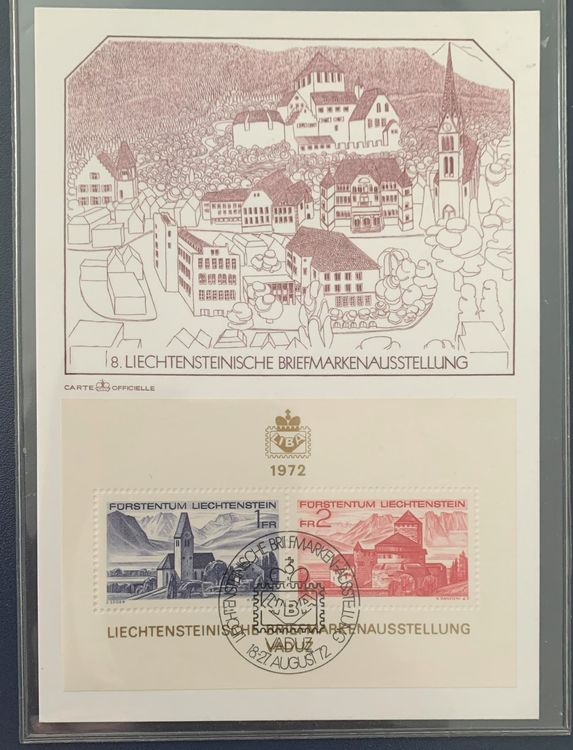 8. Liechtensteiner Briefmarkenausstellung 1972 | Kaufen auf Ricardo