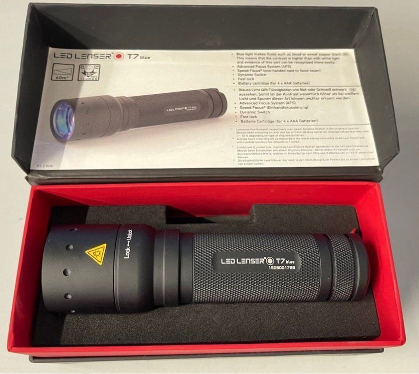 Led Lenser Taschenlampe T7 Blue (Neu und originalverpackt) in Uznach ...
