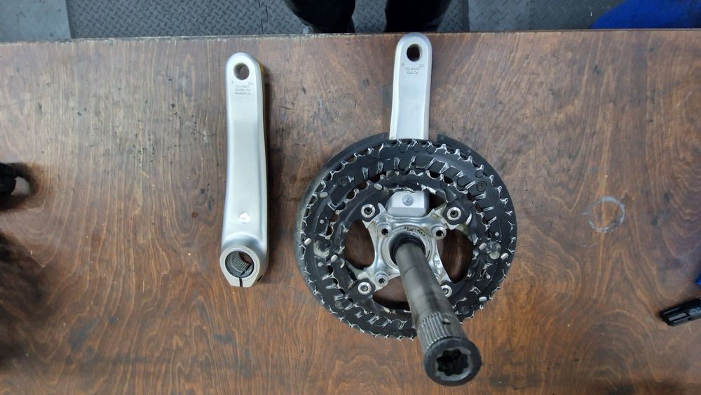 Kurbelgarnitur Shimano XT, gebraucht, unvollständig. | Kaufen auf Ricardo