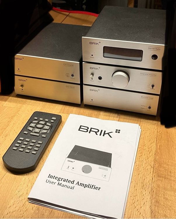 BRIK Micro Einzelkomponenten Stereoanlage (Neu (gemäss Beschreibung ...