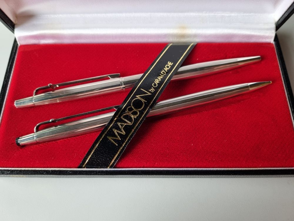 Stylo et porte-mine Madison Caran d'Ache Ciba-Geigy 870 neuf (Neu und ...