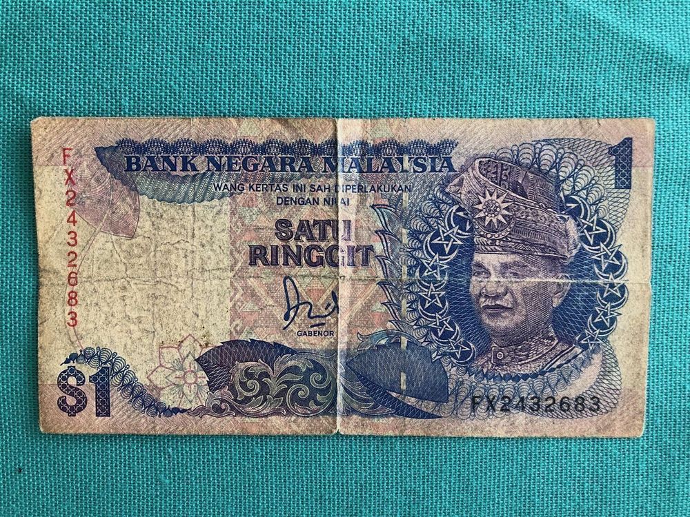 1$ Malaysia Banknote Satu Ringgit, SPEZ. (Gebraucht) in Steinhausen für ...